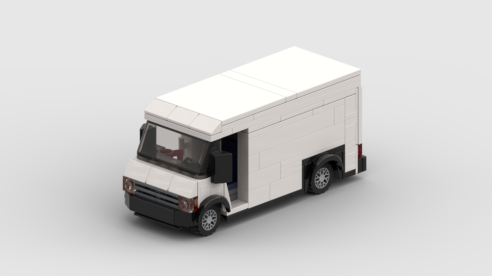 LEGO MOC Mail Delivery Truck by xTHybrid108 | Rebrickable - Build with LEGO
