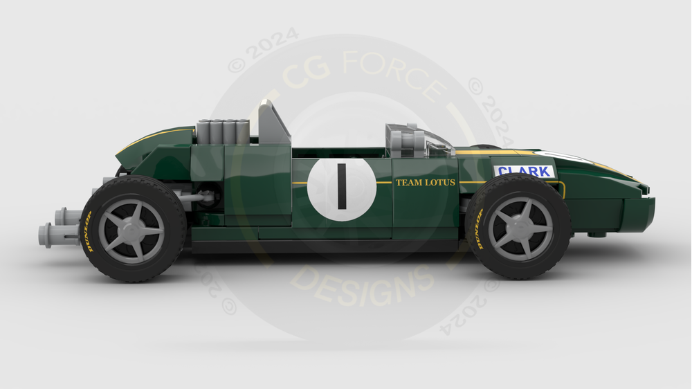 LEGO MOC F1 Lotus 33 by CGForceDesigns | Rebrickable - Build with LEGO