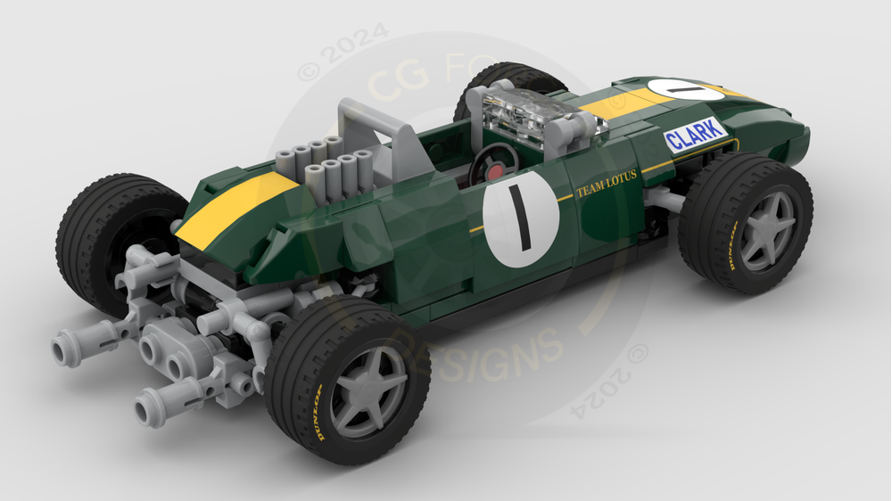 LEGO MOC F1 Lotus 33 by CGForceDesigns | Rebrickable - Build with LEGO