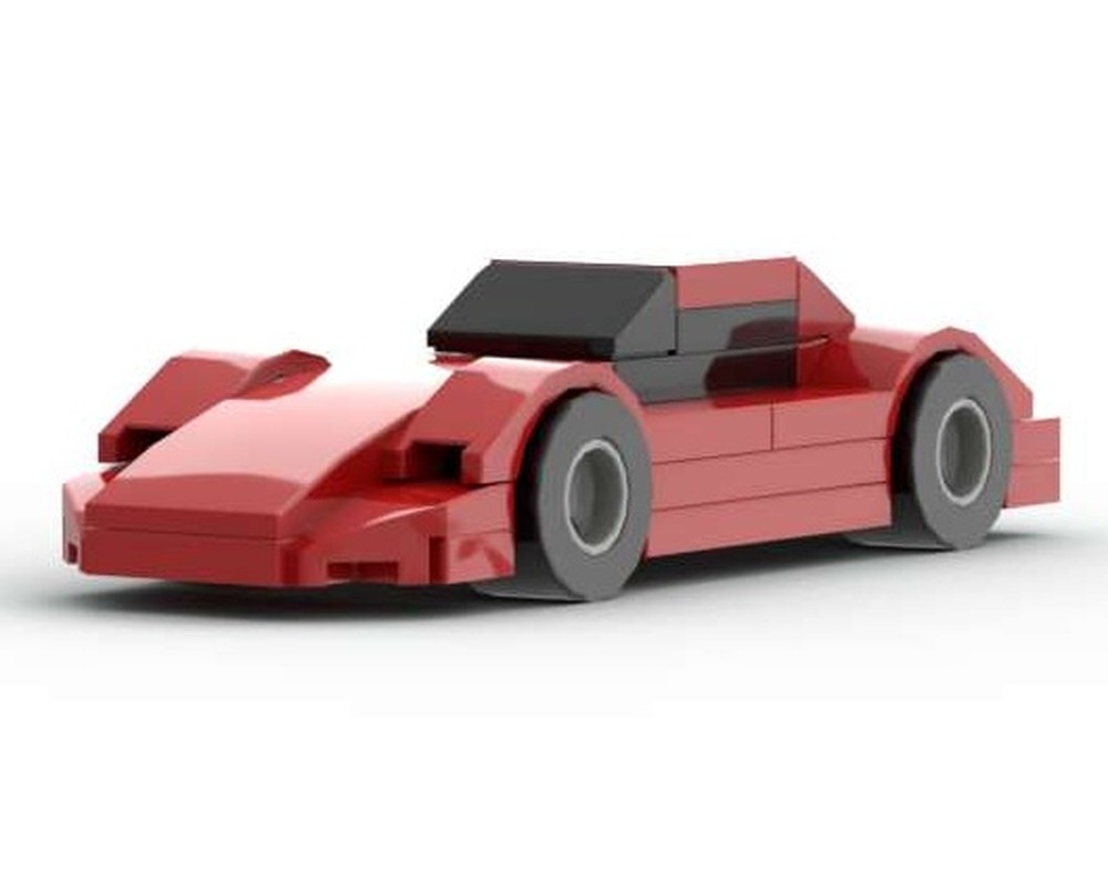 LEGO MOC-208686 Red Porsche by HHHMocs | Rebrickable - Build with LEGO