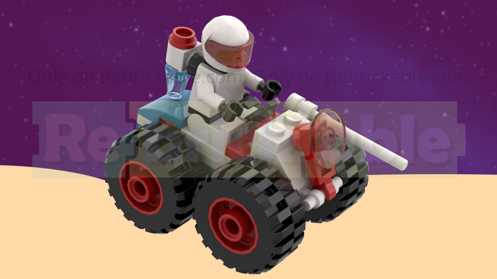 LEGO MOC Jet Pack Racer (CMF) Buggy - (Inspired by Grid Trekkor 6812 ...