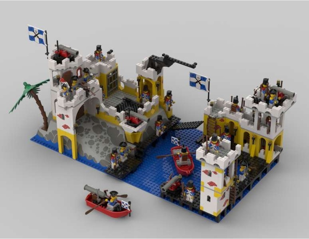 LEGO MOC Extension V1 for Eldorado Fortress [6276] by oki-ebi ...