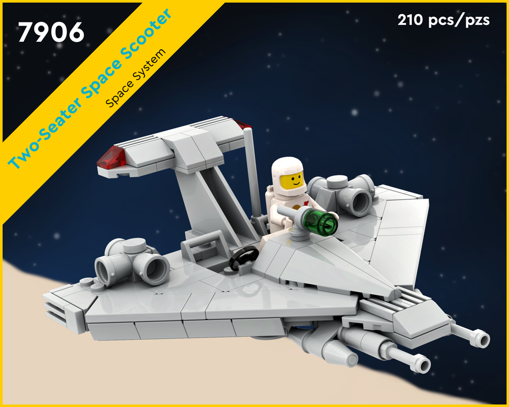 LEGO MOC Two Seater Space Scooter by Tubi_Rock_V | Rebrickable - Build ...