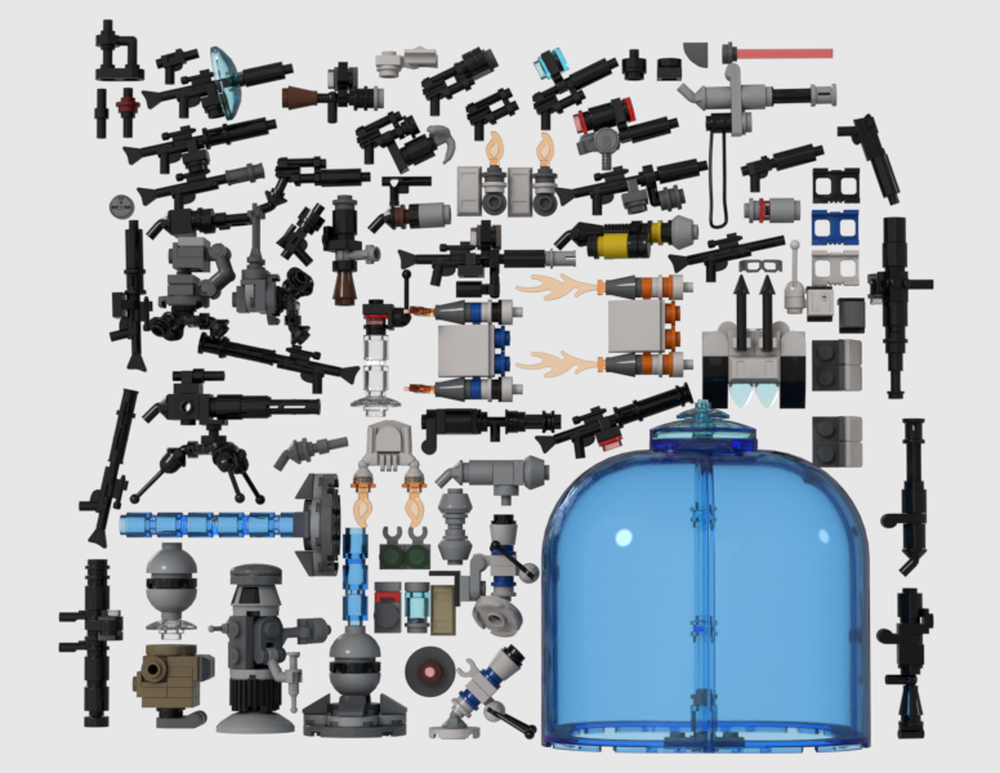 LEGO MOC-208718 Star Wars Clone Trooper Weapon Drop: CW-2003, TCW-2008 ...