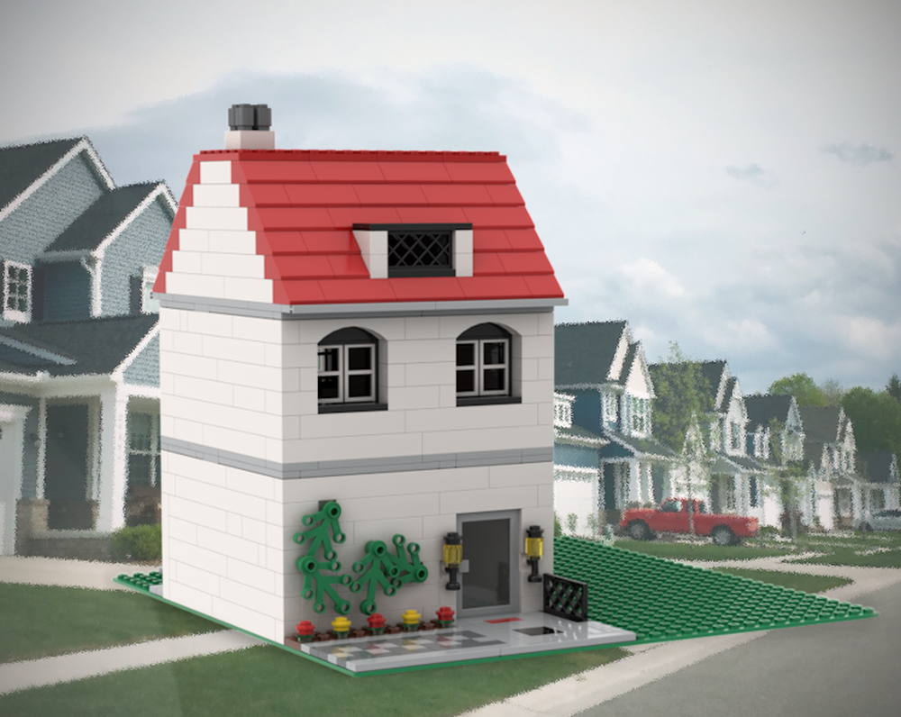 LEGO MOC Modular Townhouse by Brickland Hills | Rebrickable - Build ...