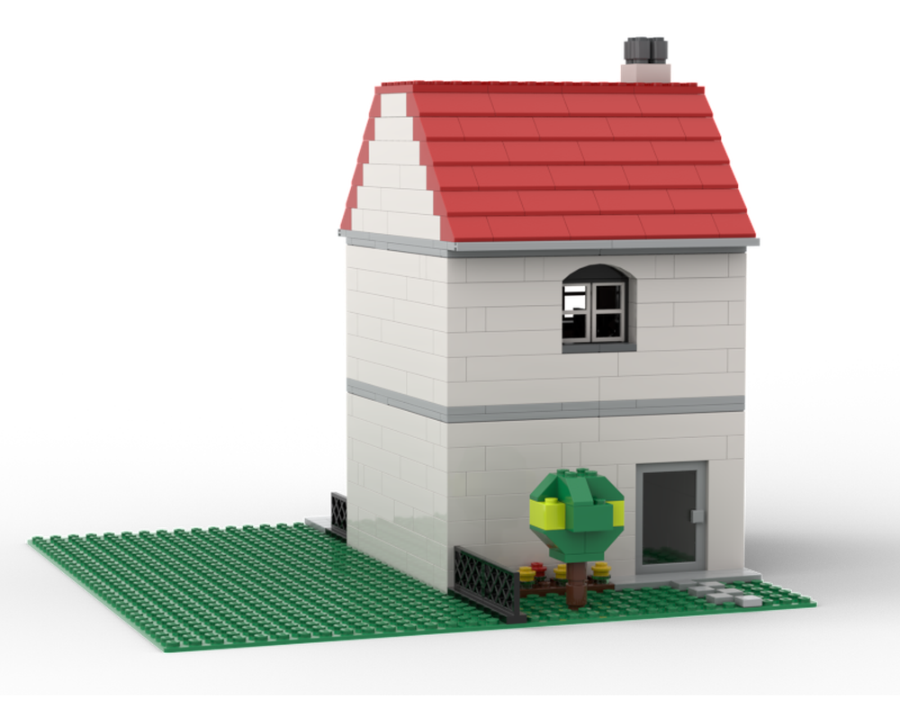 Lego Moc Modular Townhouse By Brickland Hills Rebrickable Build