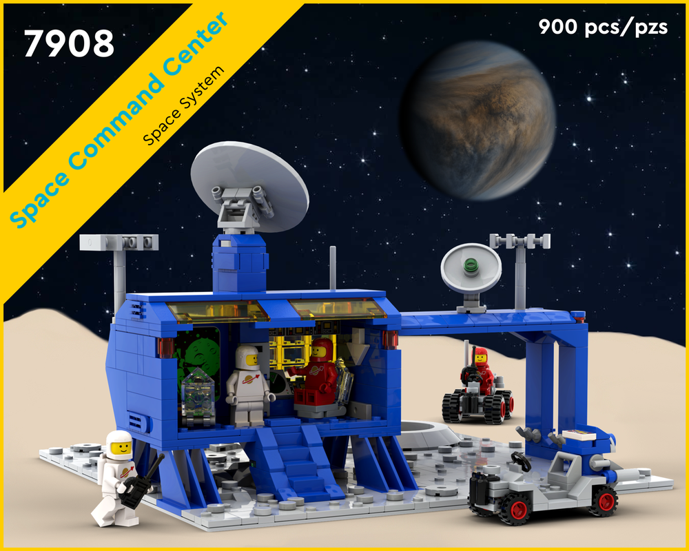 LEGO MOC Space Command Center by Tubi_Rock_V | Rebrickable - Build with ...
