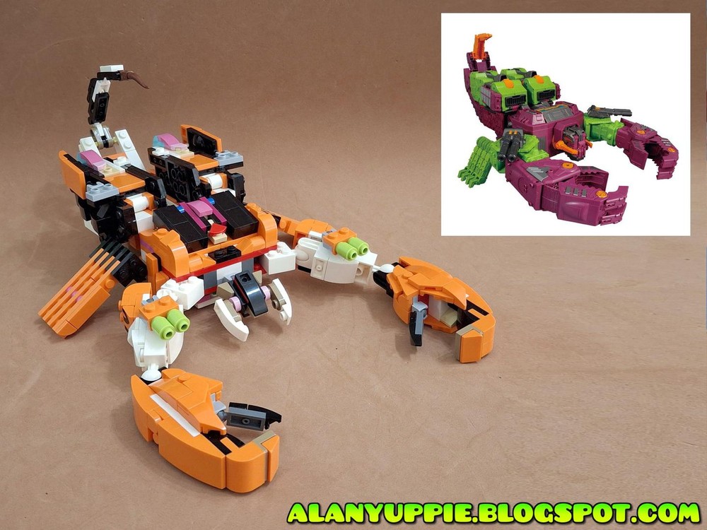LEGO MOC-208725 Transformer Scorponok /Scorpion using LEGO Creator ...