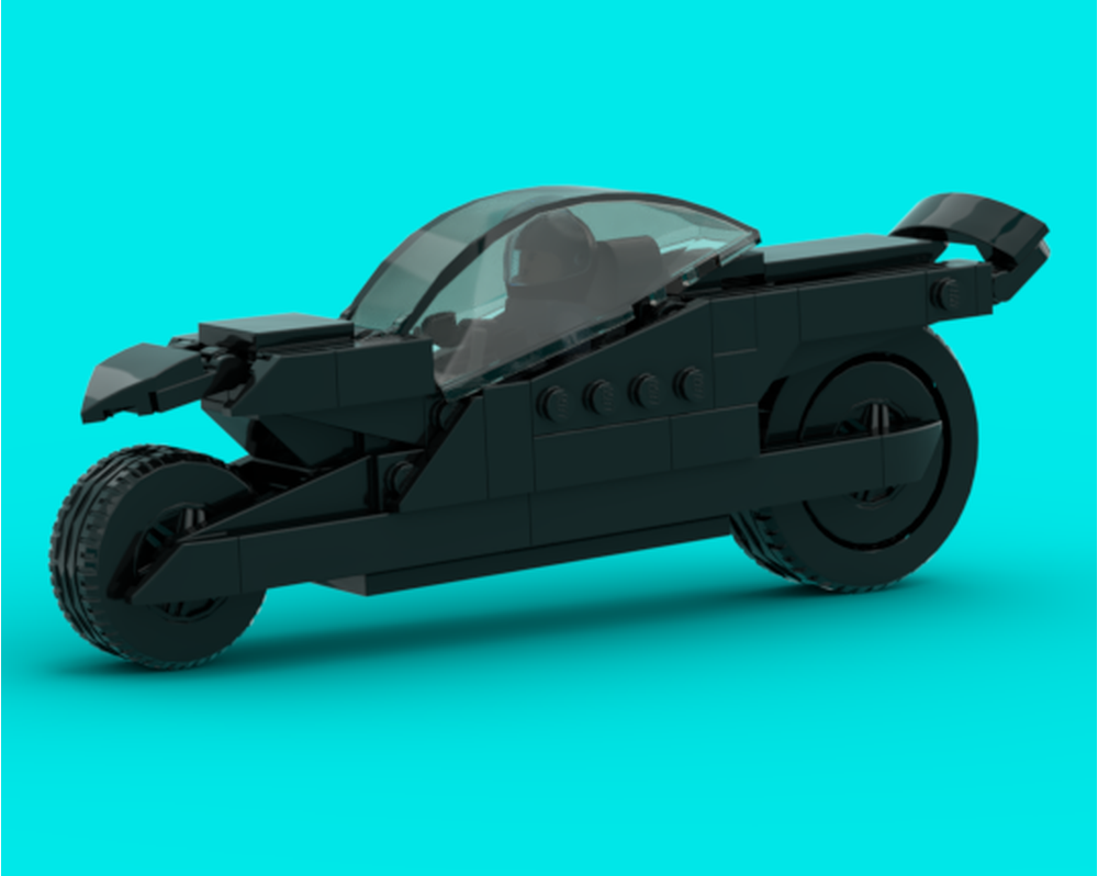 LEGO MOC Thunderbirds shadow bike by Smellybricks | Rebrickable - Build with LEGO