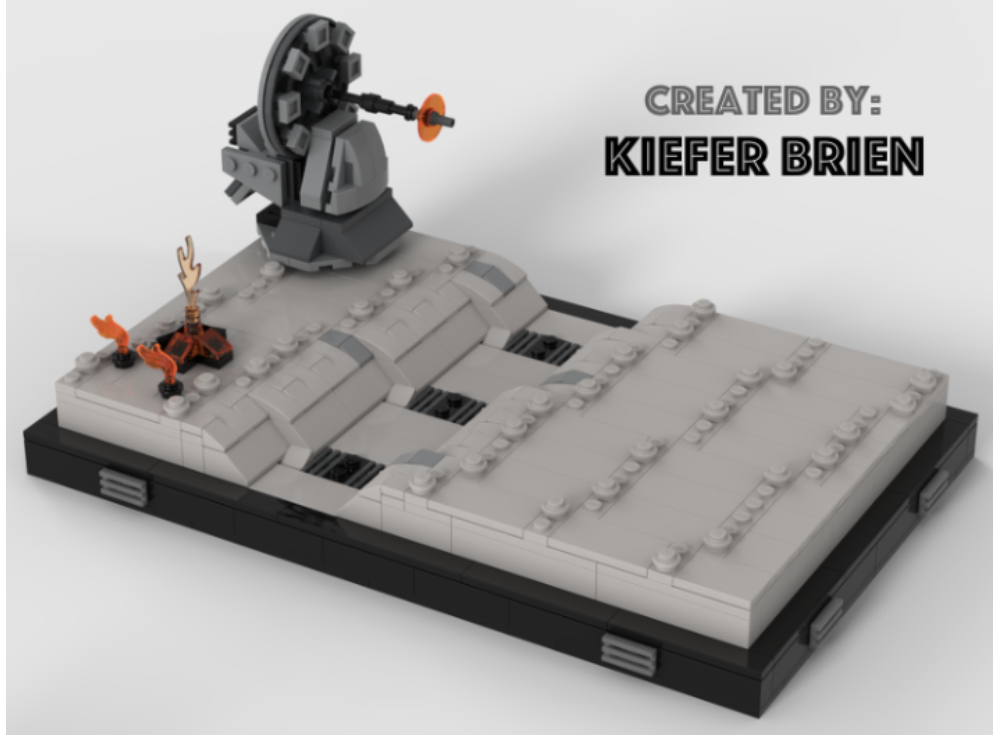 LEGO MOC Hoth Diorama: Rebel Trench Battle by KieferBrien | Rebrickable ...