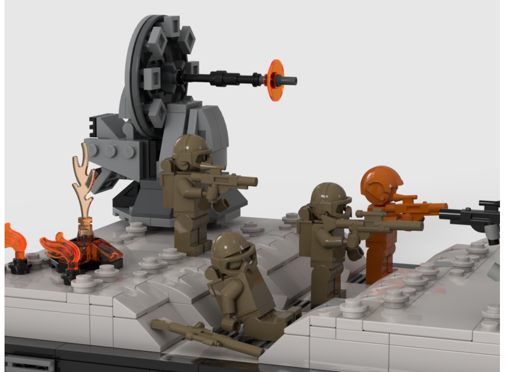 LEGO MOC Hoth Diorama: Rebel Trench Battle by KieferBrien | Rebrickable ...