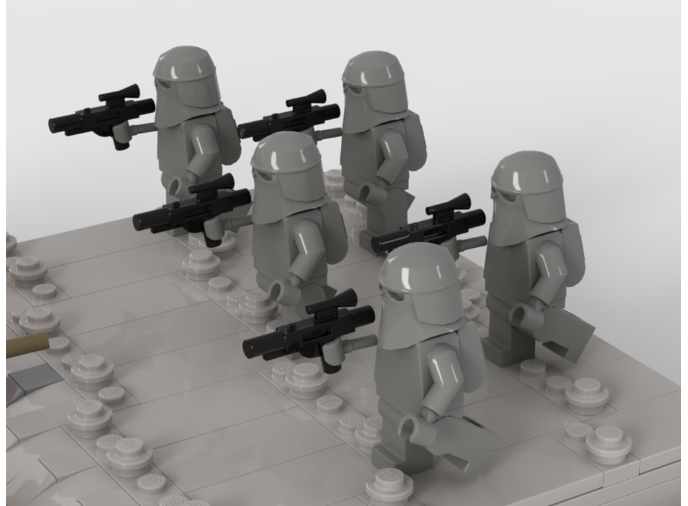LEGO MOC Hoth Diorama: Rebel Trench Battle by KieferBrien | Rebrickable ...