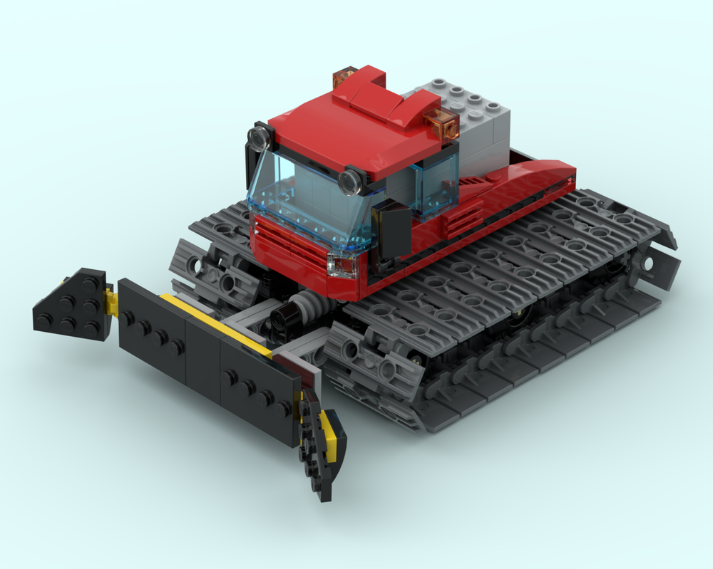 LEGO MOC 60222 Snow Groomer with Micro Motors by pink0d | Rebrickable ...