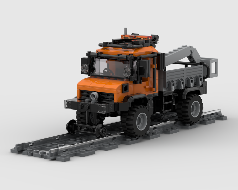 Lego Moc Unimog Rail Unit By Reggieranger Rebrickable Build With Lego