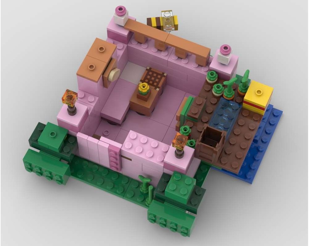 Lego Moc Minecraft Cherry House 21268 Alternative By Alexgam