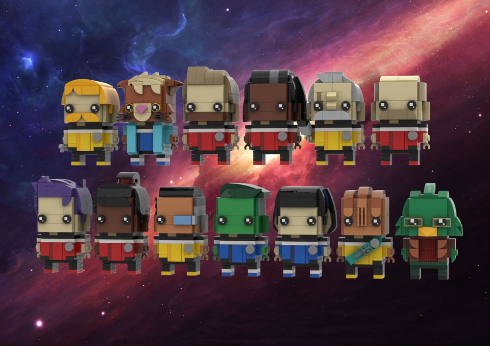 LEGO MOC-208741 Star Trek: Lower Decks Full Crew Brickheadz Bundle by ...