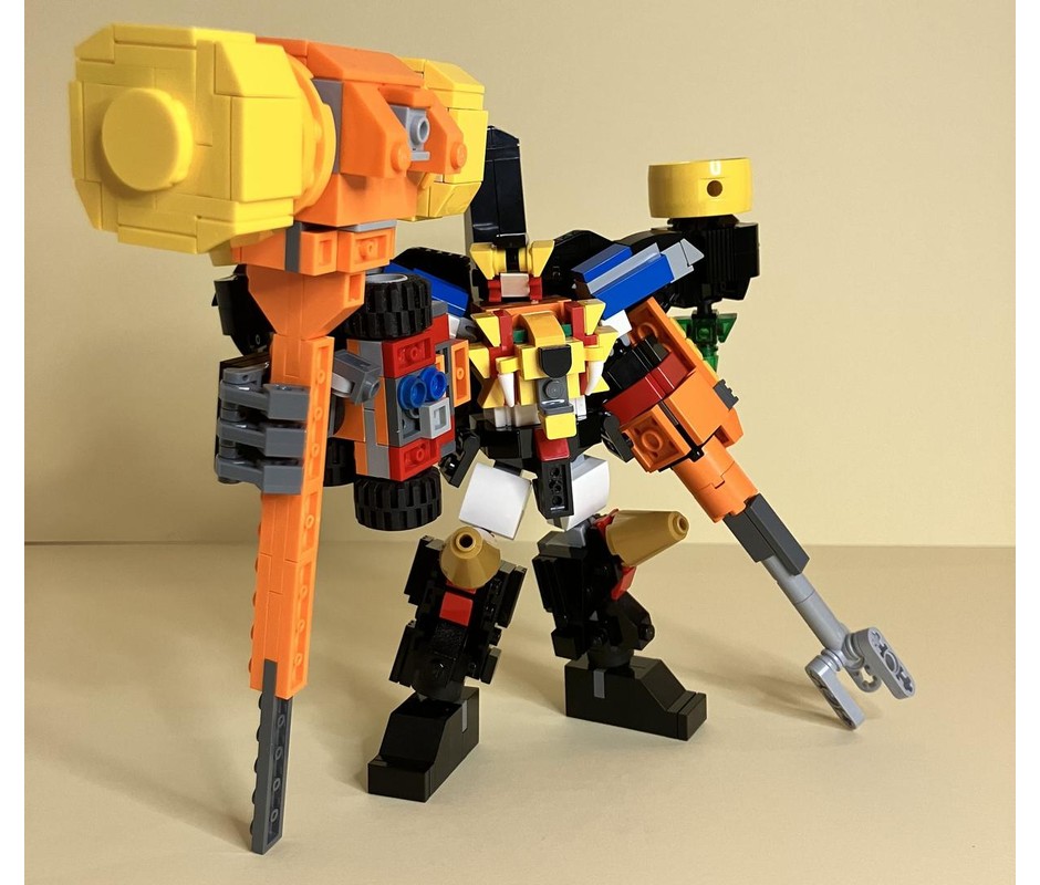 LEGO MOC SF-022A Star GaoGaiGar & Goldion Hammer Weapon Set by ...