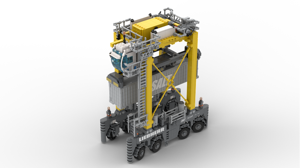 LEGO MOC Liebherr Straddle Carrier (SC350T) by Yellow.LXF | Rebrickable ...