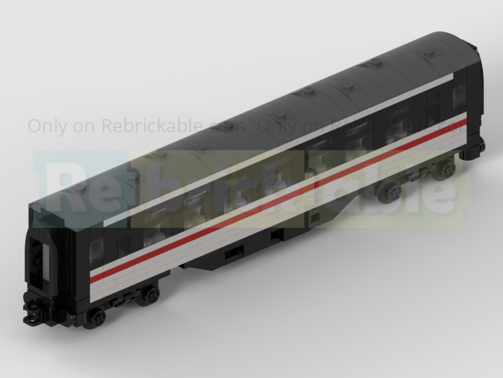 LEGO MOC-208747 4-Wide BR MK1 Corridor Carriage In Intercity Livery by ...