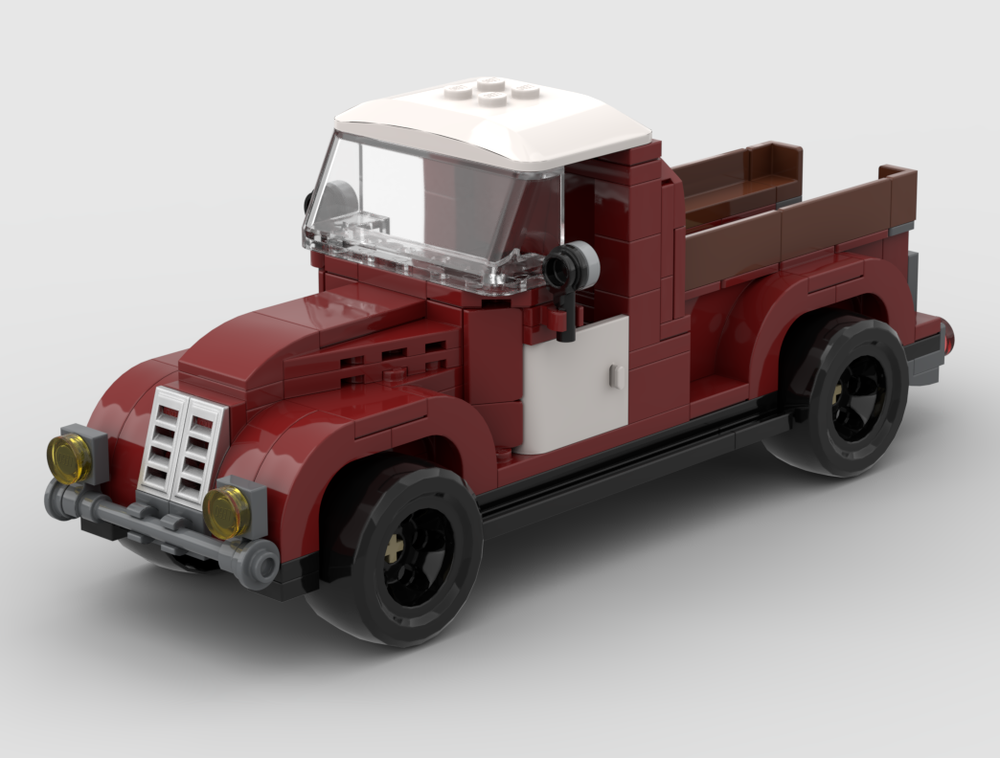 LEGO MOC-208748 Old Truck by thrul | Rebrickable - Build with LEGO