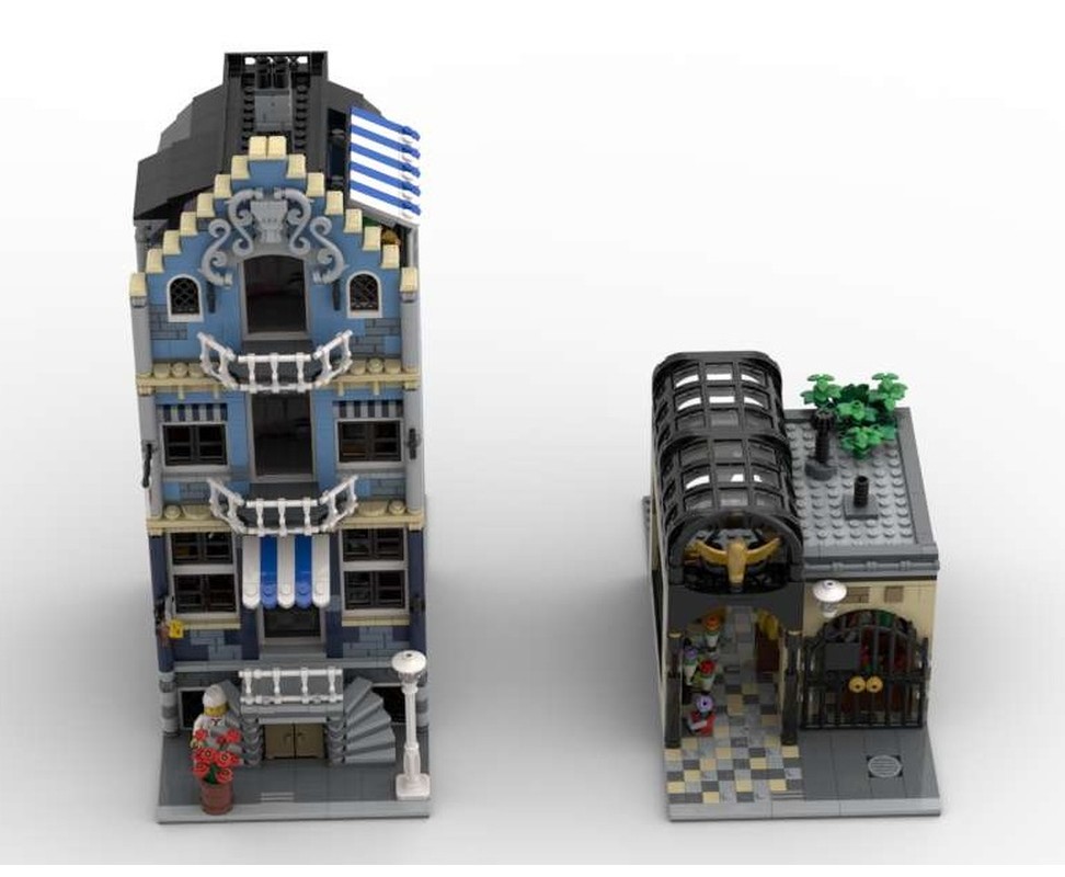 LEGO MOC-208751 Market Street 2.0 by PH-VAP | Rebrickable - Build with LEGO