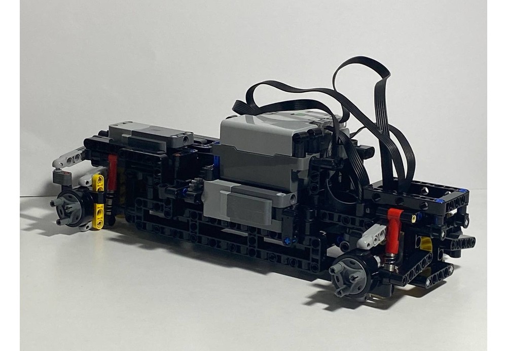 Lego Moc C Simple Chassis By Leg0lab Rebrickable Build With Lego