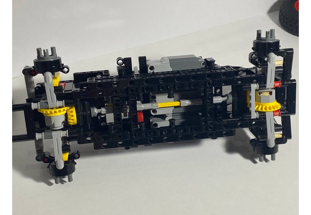 Lego Moc C Simple Chassis By Leg0lab Rebrickable Build With Lego