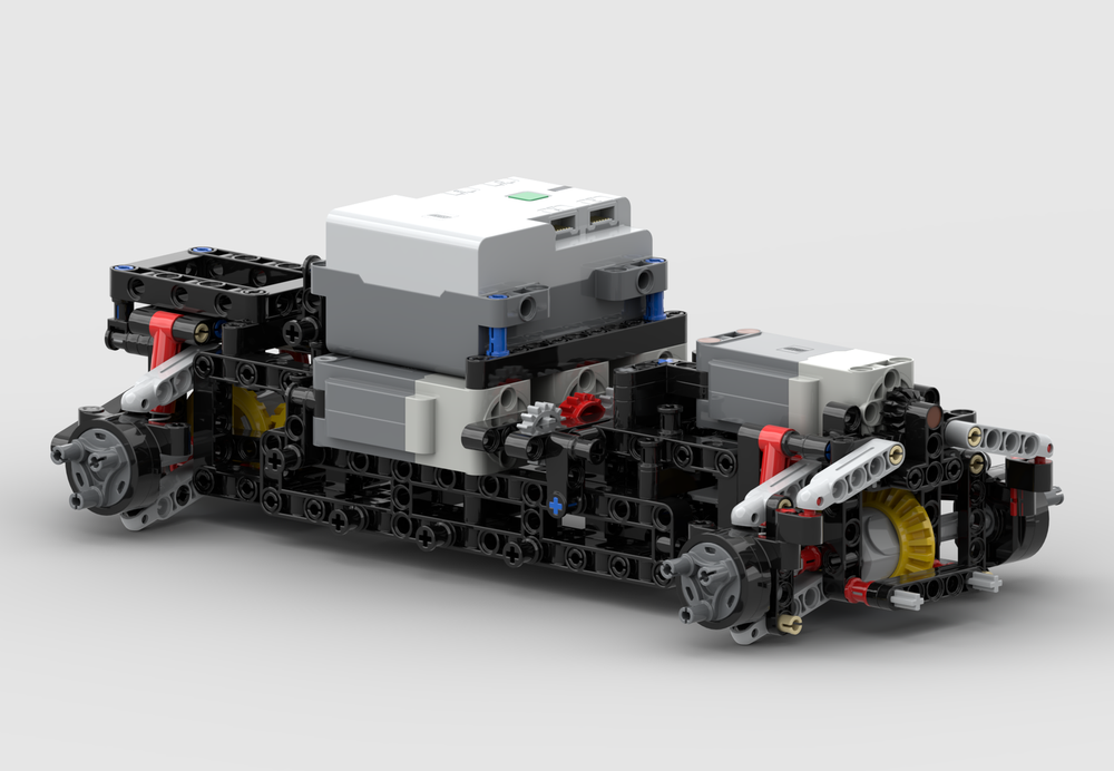 LEGO MOC C+ Simple chassis by Leg0_lab. | Rebrickable - Build with LEGO