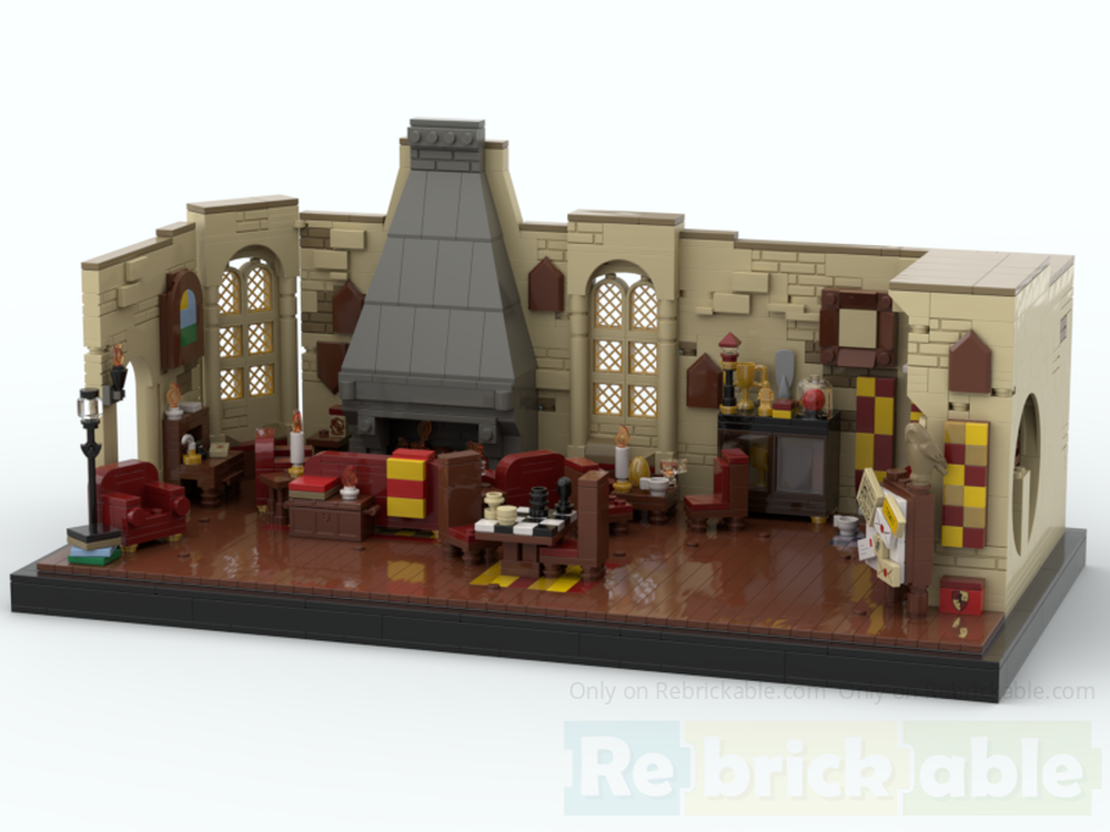 LEGO MOC-208765 The Common Room (Red & Gold) by LeonardWKenyon ...