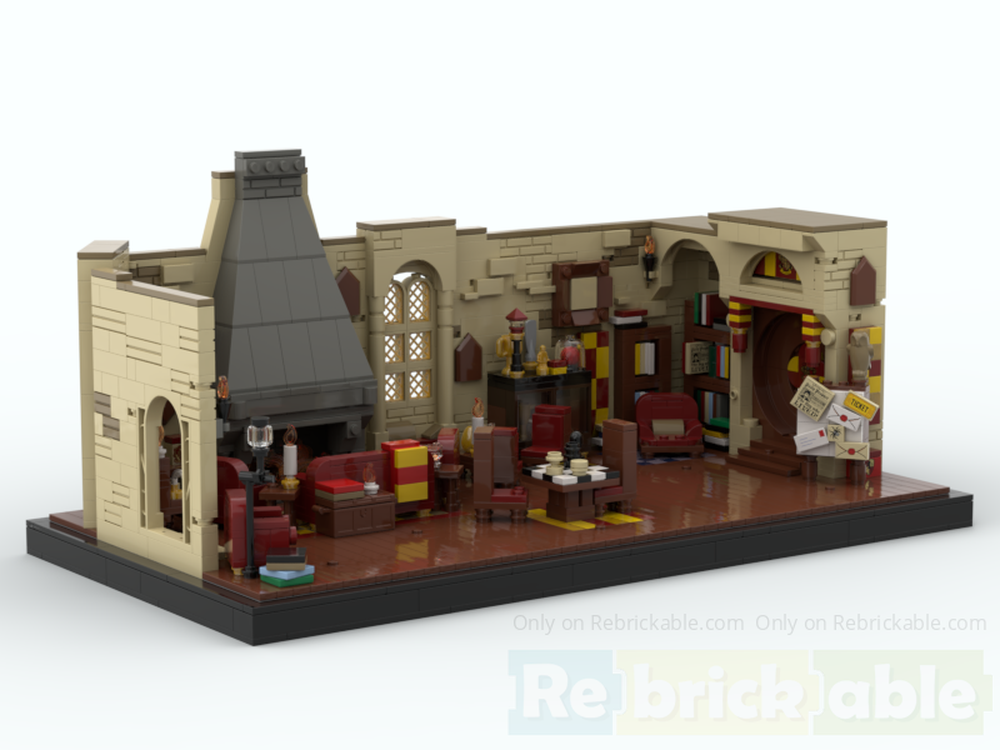 LEGO MOC-208765 The Common Room (Red & Gold) by LeonardWKenyon ...