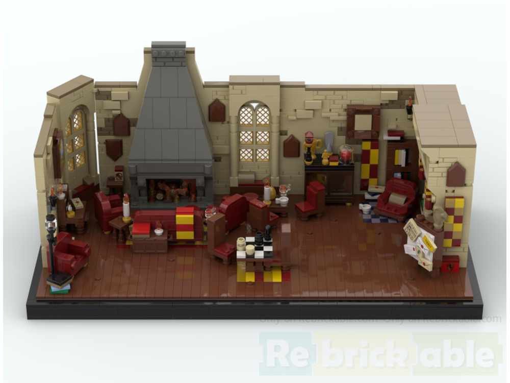 LEGO MOC-208765 The Common Room (Red & Gold) by LeonardWKenyon ...