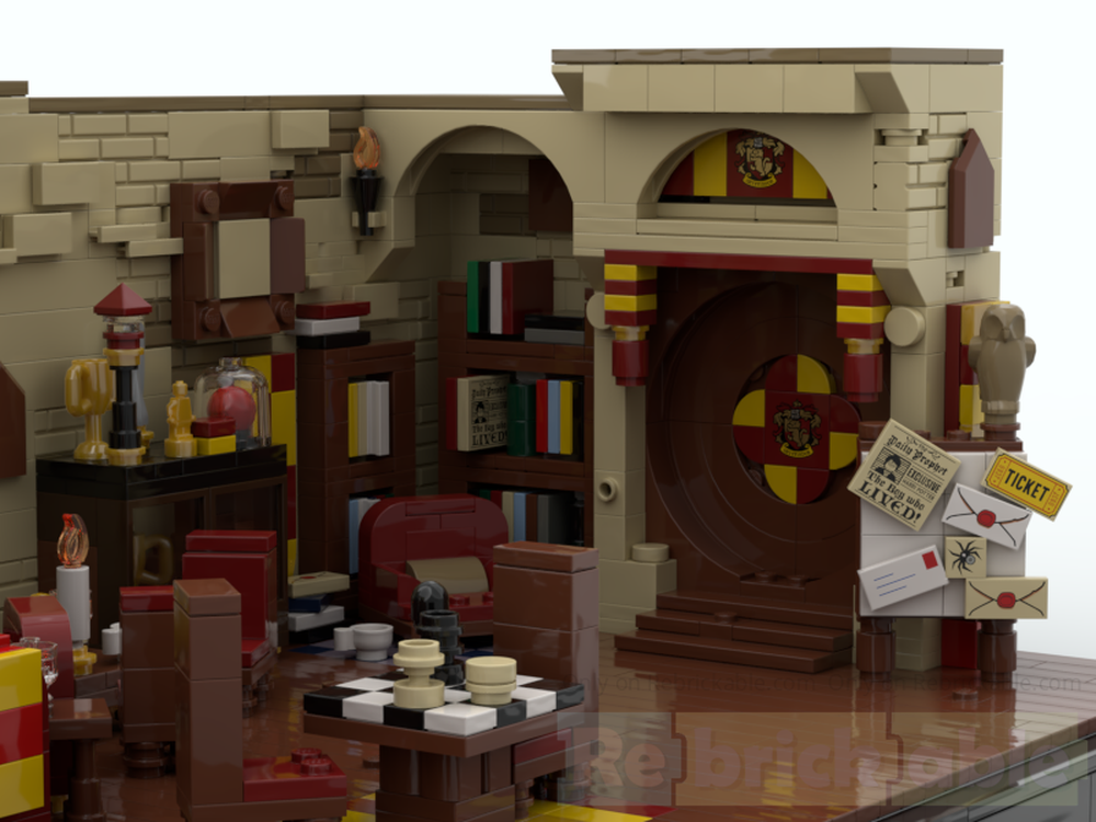 LEGO MOC-208765 The Common Room (Red & Gold) by LeonardWKenyon ...