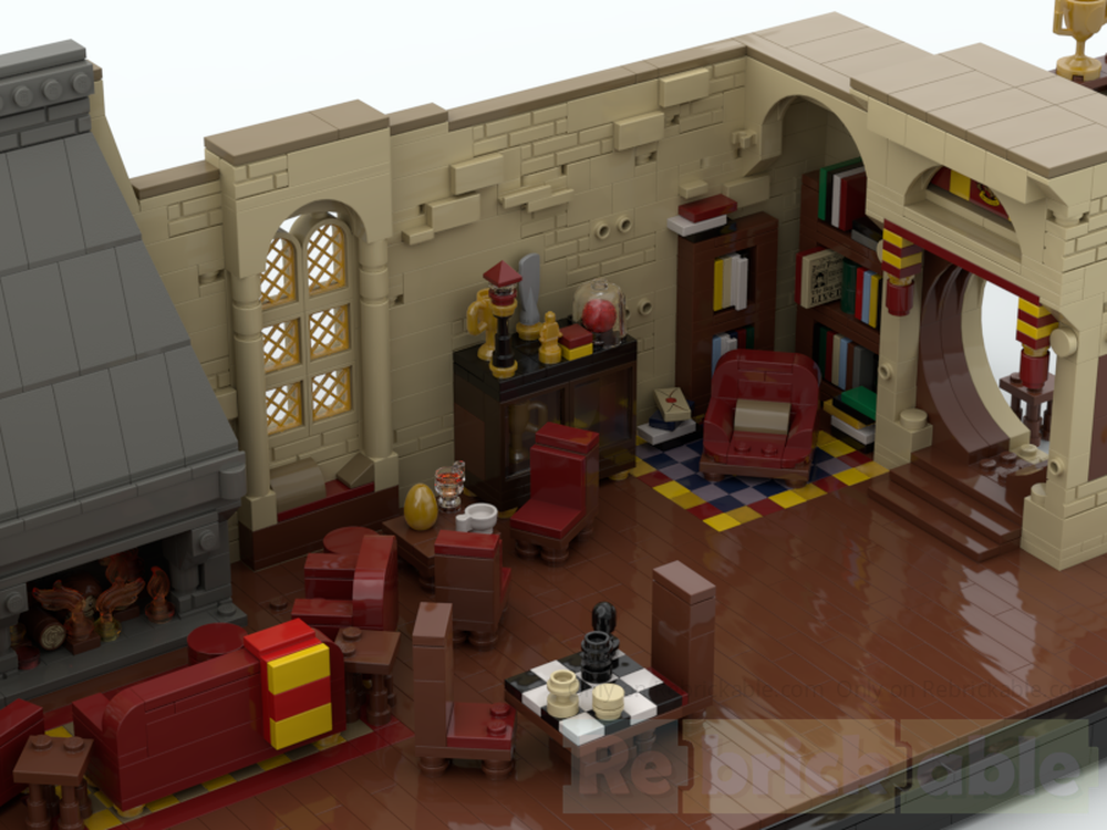 LEGO MOC-208765 The Common Room (Red & Gold) by LeonardWKenyon ...