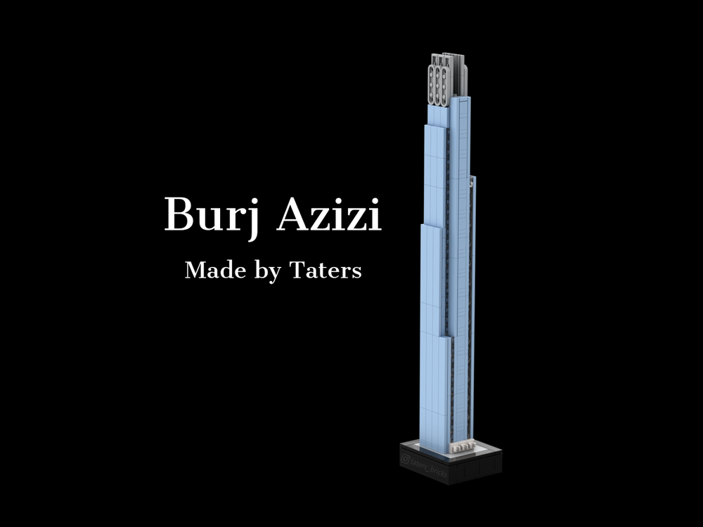 LEGO MOC Burj Azizi by Taters | Rebrickable - Build with LEGO