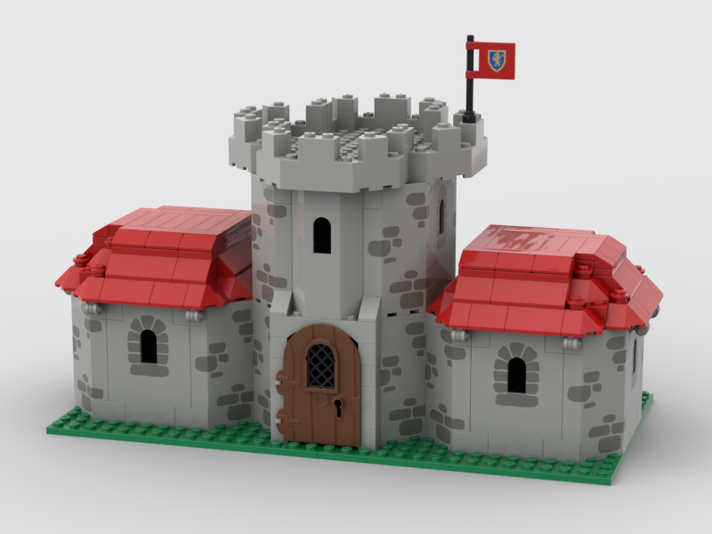 LEGO MOC Lion Knights Watchtower by carnby2000 | Rebrickable - Build ...