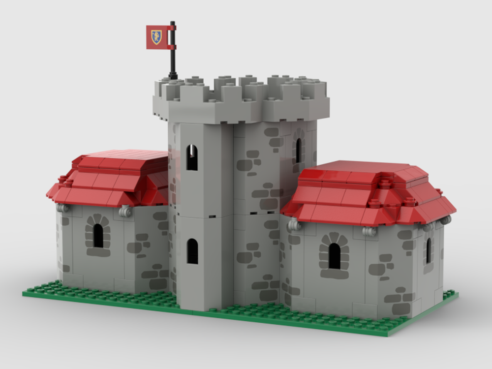 LEGO MOC Lion Knights Watchtower by carnby2000 | Rebrickable - Build ...