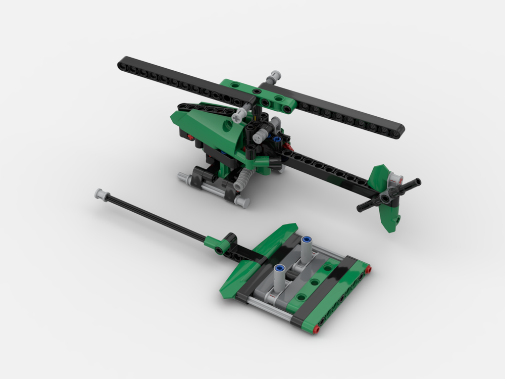 LEGO MOC 42149 RC Helicopter by BrickBash | Rebrickable - Build with LEGO
