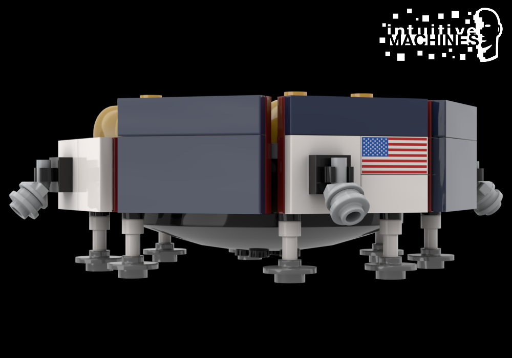 Lego Moc Old Nova D Lunar Lander Design By Orchardbuilds Rebrickable