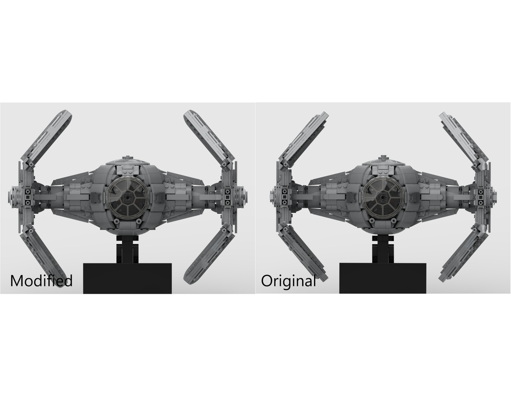 LEGO MOC UCS TIE Interceptor 75382 Update by sgtscoopy | Rebrickable ...