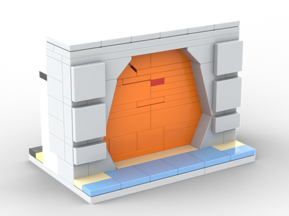 LEGO MOC Holodeck Arch SIMPLIFIED by AntOrman | Rebrickable - Build ...