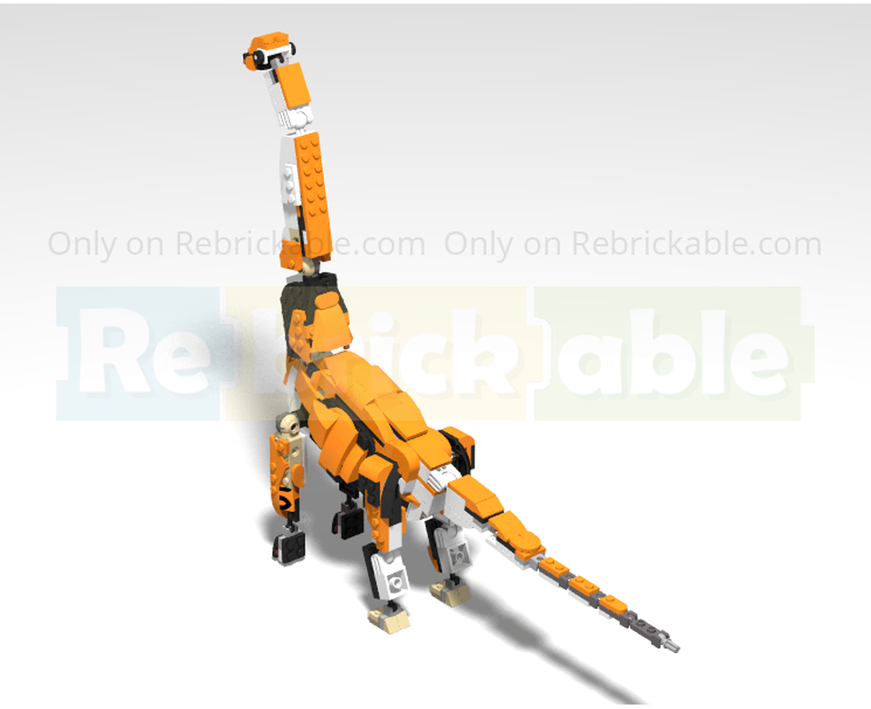 LEGO MOC 31129 Brachiosaurus by cre8torbuilds | Rebrickable - Build ...