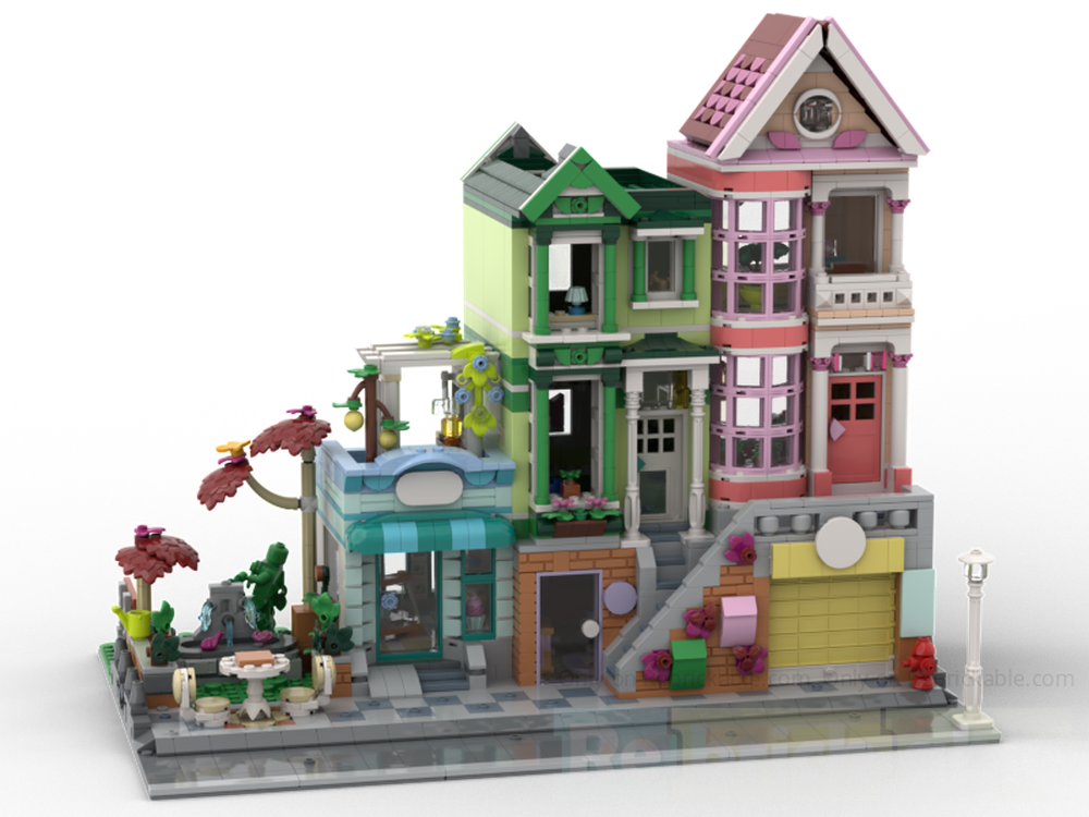LEGO MOC-208836 Modular Heartlake City Apartments and Stores by ...