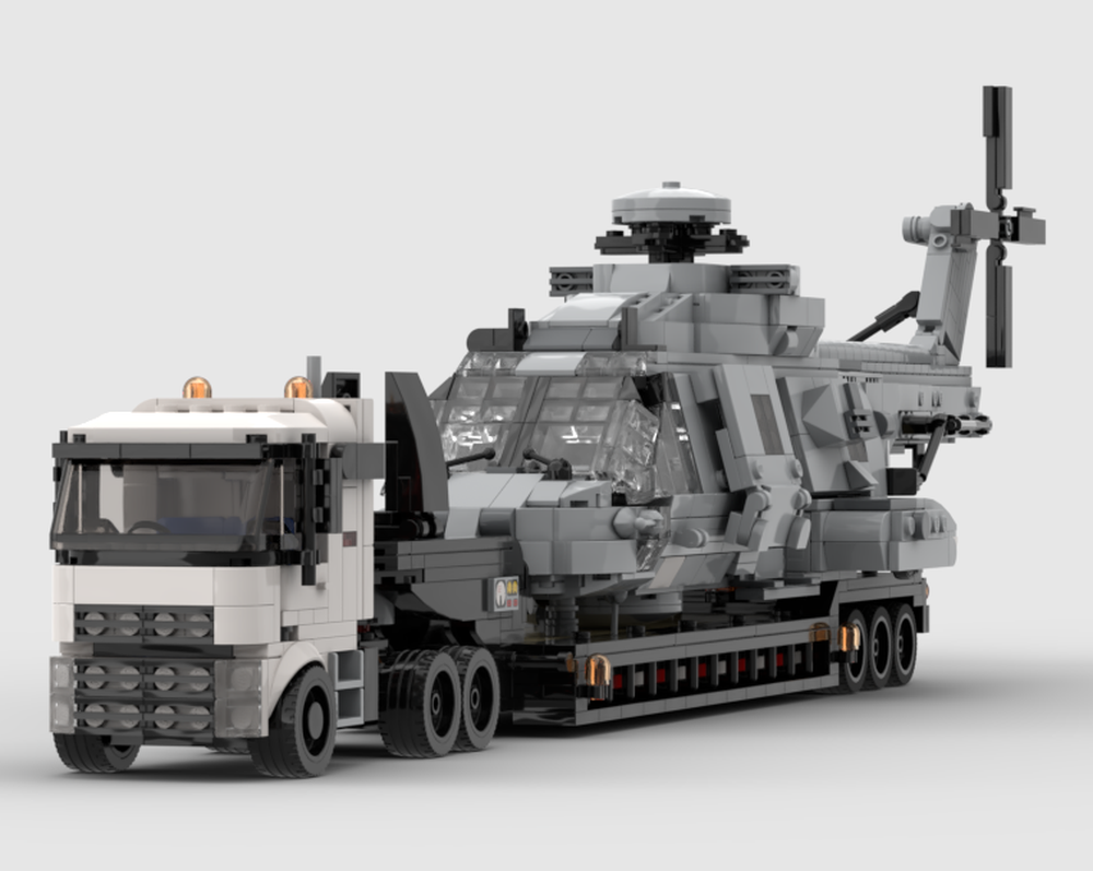 LEGO MOC-208843 Truck and Trailer Combo by reggieranger | Rebrickable ...