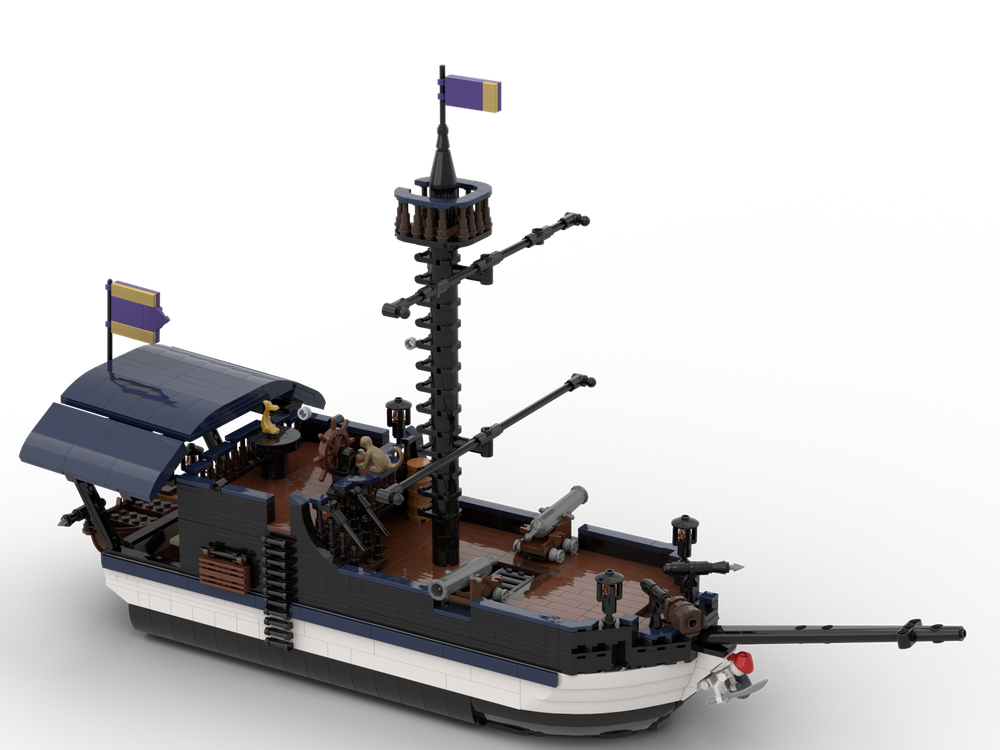 LEGO MOC Sea of Thieves Sloop by MrMcGraw | Rebrickable - Build with LEGO