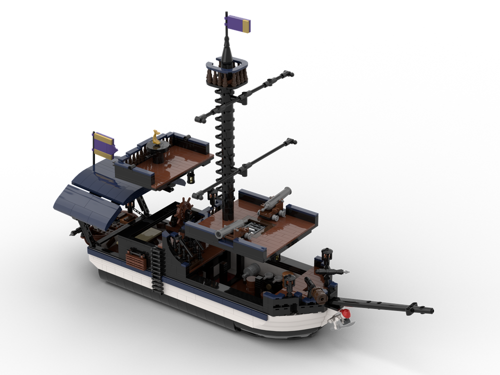 LEGO MOC Sea of Thieves Sloop by MrMcGraw | Rebrickable - Build with LEGO