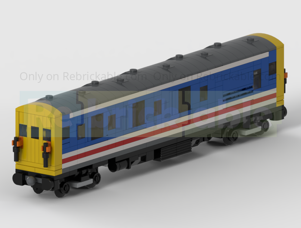 LEGO MOC 4-Wide BR Class 419 Motor Luggage Van (MLV) Battery Electric ...