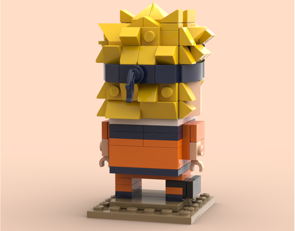 LEGO MOC-208855 Naruto Uzumaki - Naruto BrickHeadz by AnimeBricks4 ...