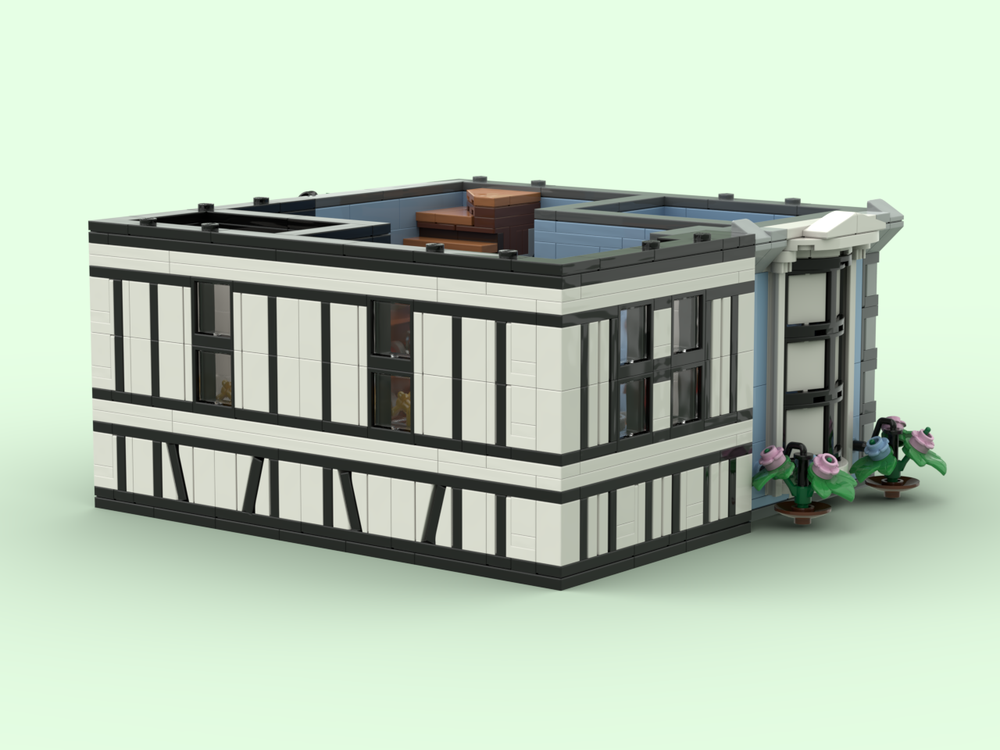 LEGO MOC Tudor Corner Timber Floor Furnished by Kuragari1 | Rebrickable ...