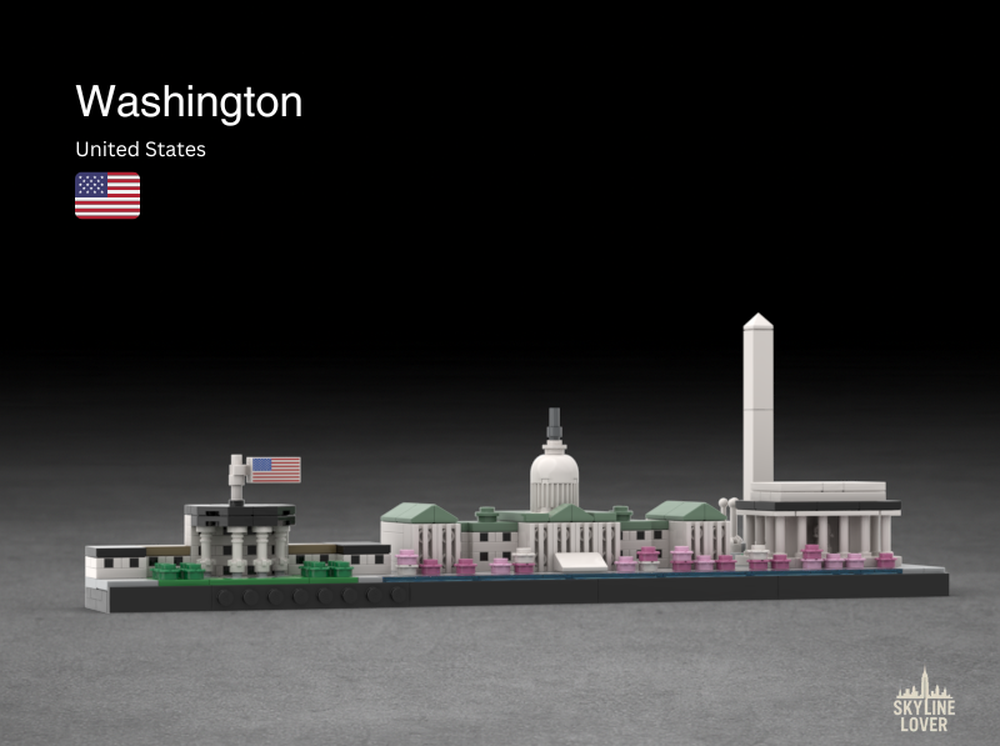 LEGO MOC Washington Skyline by Skyline_Lover | Rebrickable - Build with ...
