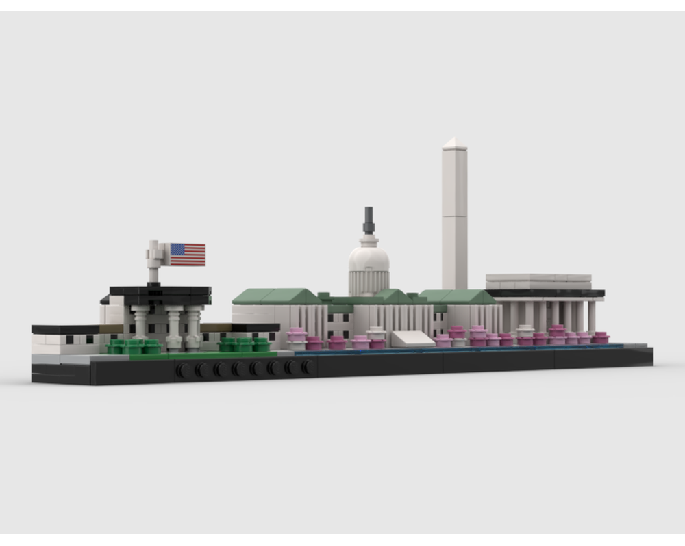 LEGO MOC Washington Skyline by Skyline_Lover | Rebrickable - Build with ...